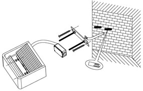 Eglo 96497 - LED Venkovní nástěnné svítidlo DONINNI 1xLED/6W/230V IP44