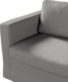 Potah na pohovku IKEA  Karlstad 2-místná , nerozkládací, dlouhý barva šedá látka pletený vzor