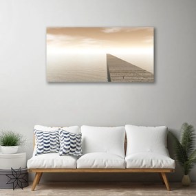 Obraz na plátně Moře Molo Architektura 140x70 cm