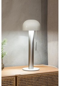 Stolní lampa v bílo-stříbrné barvě (výška 46 cm) Costa – Markslöjd