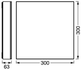 Ledvance - LED Stmívatelné stropní svítidlo SMART+ FRAMELESS LED/21W/230V Wi-Fi