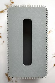 BOX SETA - Designový box na jednorázové kapesníčky, kamená šeď