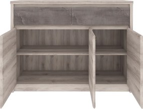 Komoda 3D2S, kaštan nairobi/onyx, JESI NEW
