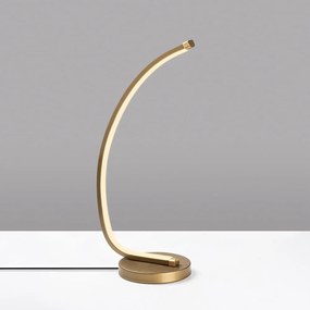 LED stolní lampa ve zlaté barvě (výška 43 cm) Bevel – Opviq lights