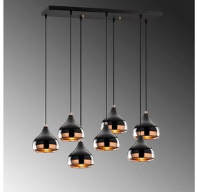 Designový lustr Salwah 88 cm černý