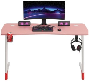 Herní stůl BG01 růžový 120 cm