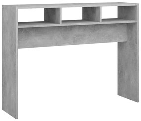 vidaXL Konzolový stolek betonově šedý 105 x 30 x 80 cm dřevotříska