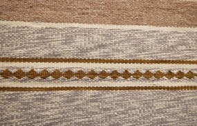 Diamond Carpets koberce Ručně vázaný kusový koberec Wild West DESP HL62 Natural Brown - 200x290 cm