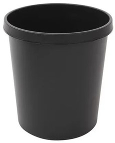 Plastový odpadkový koš Plastic, objem 18 l, černý