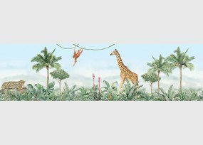 Dětská samolepící bordura na zeď Jungle | 5 m x 9.7 cm | DWBD8131