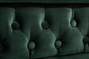 Designová trojsedačka Chesterfield 205 cm zelená