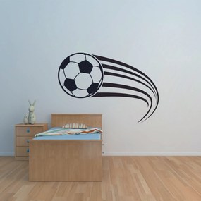 Samolepka na zeď - Fotbalový míč (60x42 cm) - PopyDesign