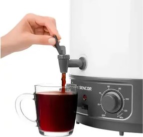 SENCOR SPP 2100WH bílá / Zavařovací hrnec / 27 L / 1800W