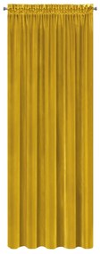 ZATEMŇOVACÍ ZÁVĚS NA PÁSCE SAMANTA 140X270 CM HOŘČICOVÁ