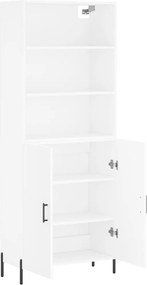 Skříň highboard bílá 69,5 x 34 x 180 cm kompozitní dřevo 3189261