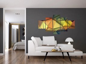 Obraz - Polygonální 3D abstrakce (125x70 cm)