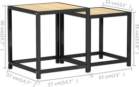 Čajové stolky 2 ks MDF dub sonoma 331657