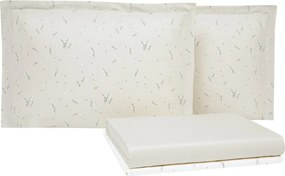 Set deka Ramona, prostěradla a povlaků na polštář, s příměsí bambusu, béžová, 160x220 cm