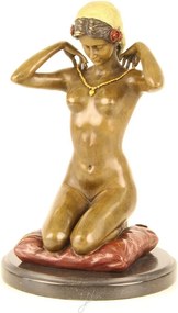 Vídeňský bronz socha soška Nahá žena s náhrdelníkem
