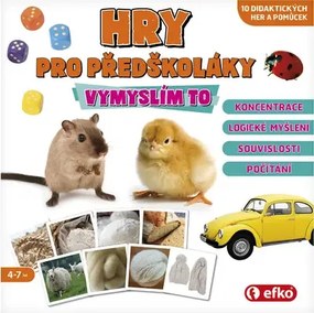 EFKO Soubor her Vymyslím to / 10 didaktických her a pomůcek / 4-7 let