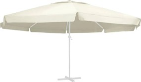 Náhradní potah na zahradní slunečník pískový 610 cm 312546