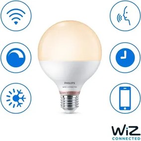 WiZ G95 E27 / Chytrá LED žárovka / Wi-Fi/Bluetooth / 11W / 1055 lm / 2