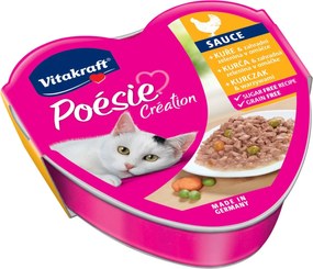 Vitakraft Vaničky pro kočky Poésie Creation kuře a zelenina ve šťávě 1 x 85 g