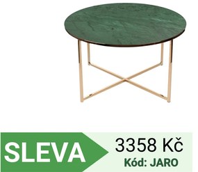 Konferenční stolek Alisma green / golden