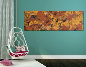 Obraz abstrakce inspirovaná G. Klimtem Varianta: 120x40