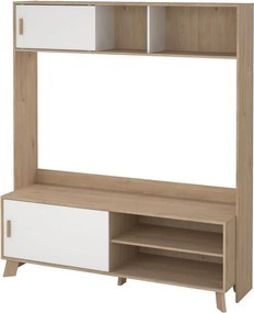 FALCO TV stěna Iker 718 jackson hickory/bílá