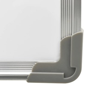 Bílá magnetická tabule stíratelná za sucha 70 x 50 cm ocel