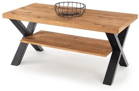 Konferenční stolek Xiran (přirodně dřevo + černá). 1048925