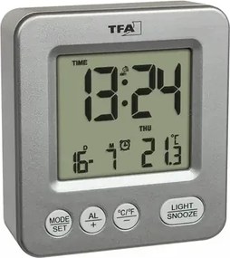 TFA 60.2567.54 / Digitální budík / Rádiem řízený DCF / Vnitřní teplomě