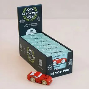 LE TOY VAN Dřevěné autíčko Jasper / červená / od 2 let