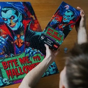 TREFL Puzzle Premium Plus Hall of Horror: Upír / 1000 dílků / 68,3 x 4