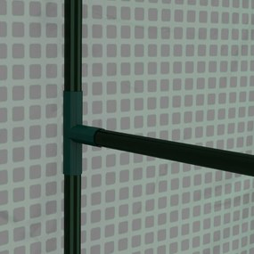 Skleník Skleníkový chladicí rám, odolný proti povětrnostním vlivům, rolovací dveře, 100 cm x 80 cm x 150 cm, zelený