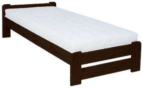 Drewmax LK099 Dřevěná postel 140x200 ořech