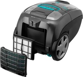 SENCOR SVC 7550TI šedá / Sáčkový vysavač / 750 W / 3.5L / 75 dB / 10m