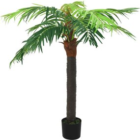 Umělý datlovník kanárský s květináčem 190 cm zelený 336309