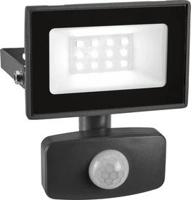 BWO LED reflektor 10 W 900 lm 5000 K IP44 šedý 12 x 9 x 5 cm s detektorem pohybu
