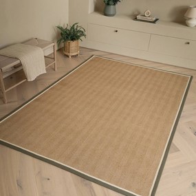 Tribeca Design Kusový koberec Woodkid Herringbone Khaki Rozměry: 68x240 cm