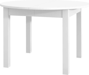 Jídelní rozkládací stůl Luni 110/160 cm bílý