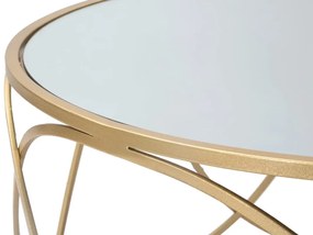 Designový konferenční stolek Ioviano 70 cm zlatý