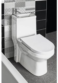 Aqualine Hygie WC sedátko SoftClose, bílá PS104