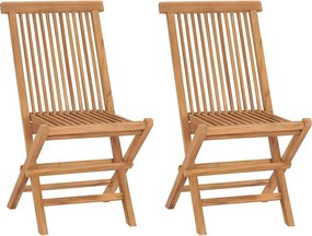 3dílný zahradní jídelní set masivní teakové dřevo 3087190