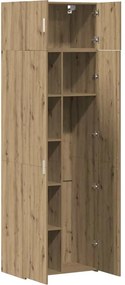 Úložná skříňka 3 ks Artisanový dub 70 x 42,5 x 185 cm 3365633