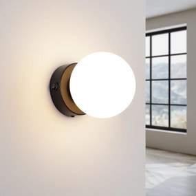 Sollux Lighting Nástěnné svítidlo YOLI 1 černé