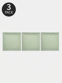 Sinsay - Čtvercové čalouněné panely 3 pack - zelená