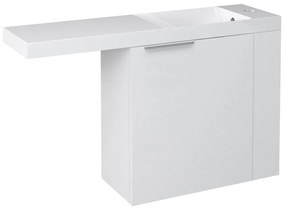 Sapho LATUS VI umyvadlová skříňka 50x50x22cm, pravá, bílá (55830) LT610-3030