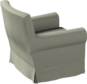 Potah na křeslo IKEA Ektorp Jennylund barva šedá látka pletený vzor